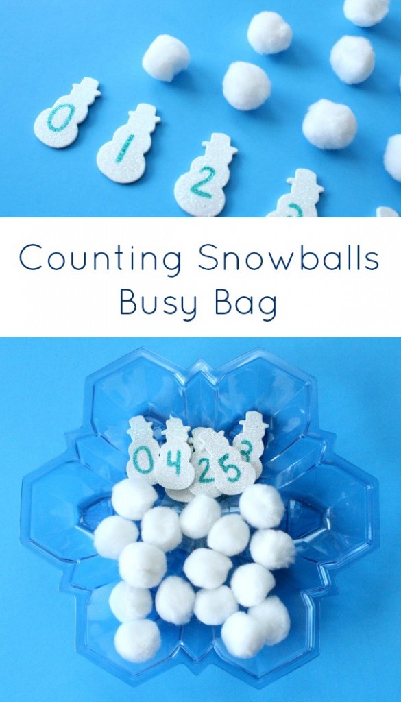Counting Snowballs Winter Math Activity Fantastic Fun Learning