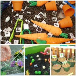 Gardening Sensory Bins