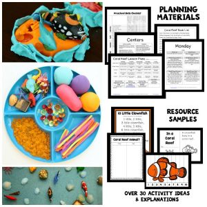 Coral Reef Sensory Play and Books