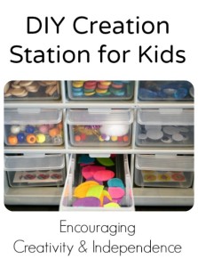 Encouraging Independence and Creativity with a Creation Station