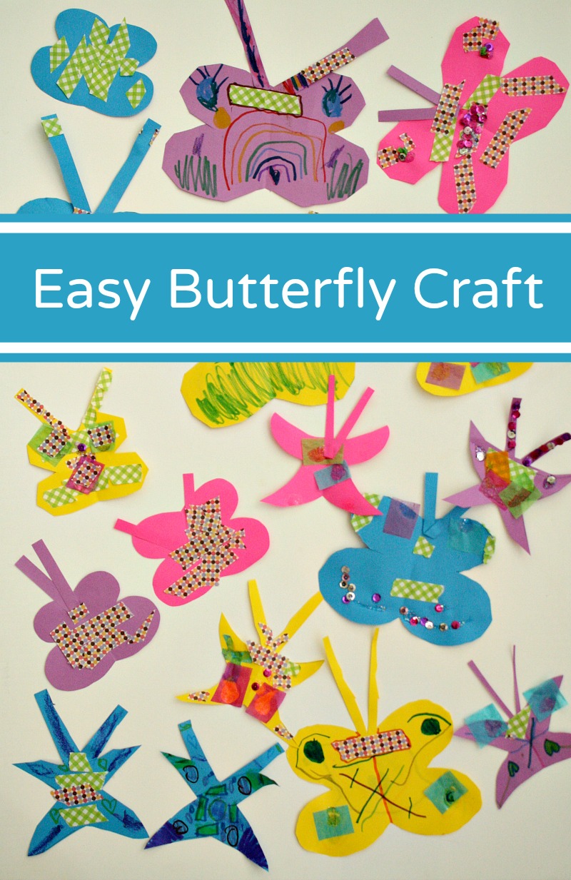 Easy Paper Butterfly Craft Fantastic Fun Learning
