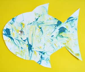 Marbled Fish Art for Kids - Fantastic Fun & Learning