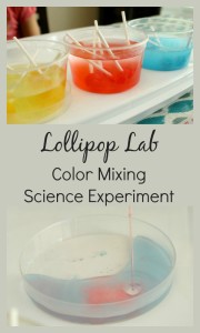 Lollipop Lab~Color Mixing Science Experiment for Kids - Fantastic Fun ...