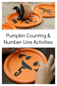 Pumpkin Counting and Number Line Activities - Fantastic Fun & Learning