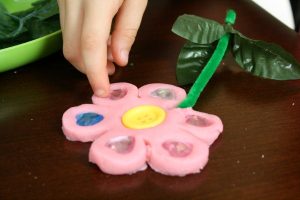 Flower Play Dough Invitation - Fantastic Fun & Learning