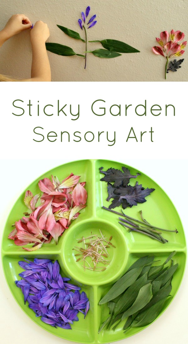 Sticky Flower Garden Sensory Art For Kids Fantastic Fun Learning Sticky Flower Garden Sensory Art For Kids Fantastic Fun Learning