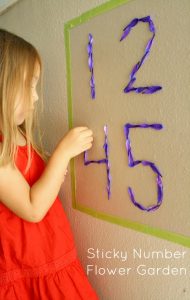 Sticky Flower Garden Number Activity - Fantastic Fun & Learning