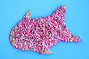 Yarn-Wrapped Fish Craft - Fantastic Fun & Learning