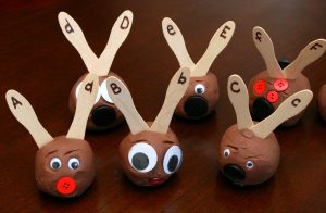 Reindeer ABC Matching Christmas Learning Activity