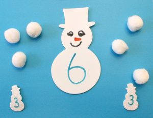 Snowball Addition Doubles Math Activity - Fantastic Fun & Learning