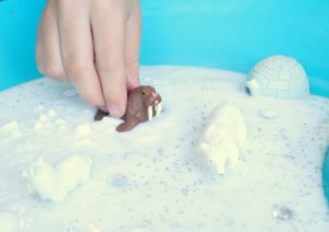 Pretend Snow Arctic Small World Sensory Play - Fantastic Fun & Learning