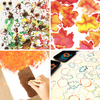 Fall Process Art for Kids - Fantastic Fun & Learning
