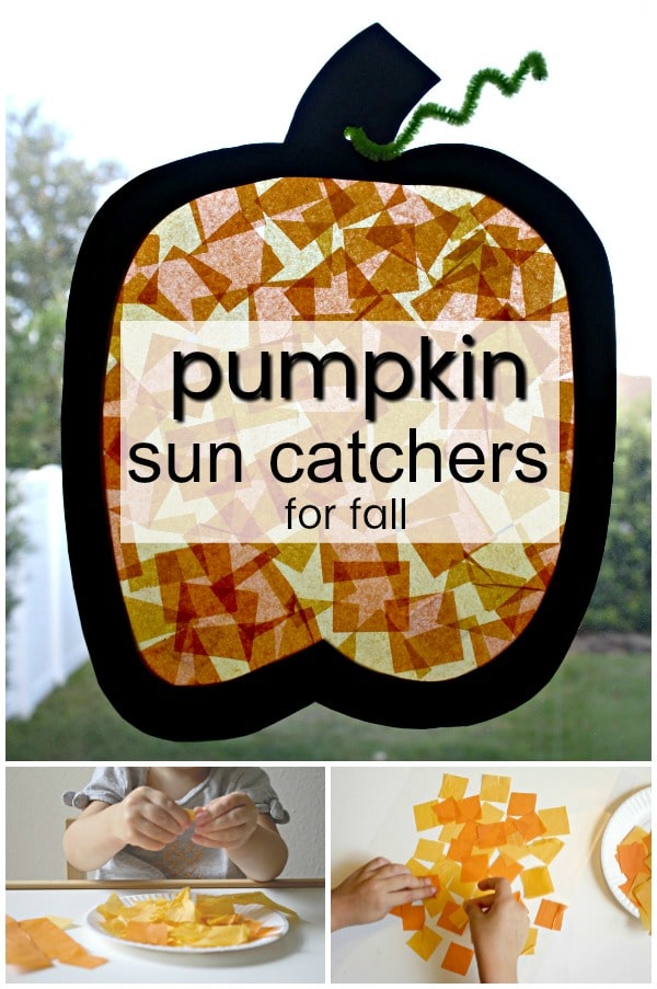 Pumpkin Sun Catcher Fall Craft Fantastic Fun Learning Pumpkin Sun Catcher Fall Craft Fantastic Fun Learning