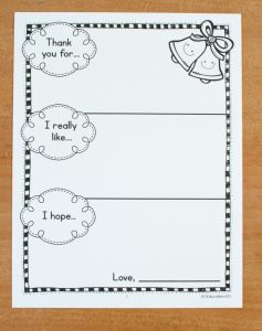 Free Printable Christmas Thank You Notes for Kids
