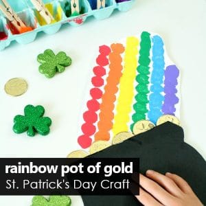 Rainbow Pot of Gold St. Patrick's Day Craft - Fantastic Fun & Learning