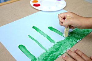 Pom Pom Painted Flowers for Kids - Fantastic Fun & Learning