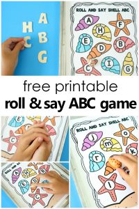Roll and Say Summer ABC Game - Fantastic Fun & Learning