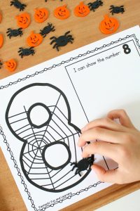 Spider Counting Numbers Printable Mats - Fantastic Fun & Learning