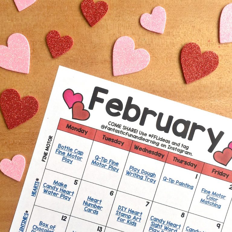 February Preschool Activities and Fun Things to Do With Kids