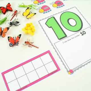 Insect Counting Numbers Math Activity - Fantastic Fun & Learning