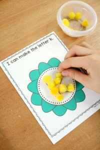 Flower ABC Mat Preschool Alphabet Printables - Fantastic Fun & Learning