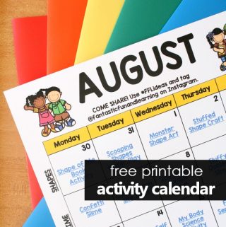 August Preschool Activities and Fun Things to Do With Kids