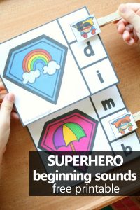 Superhero Initial Sounds Activity - Fantastic Fun & Learning