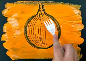 Halloween Art for Kids: Flip the Painting Process Art Project