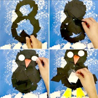 Torn Paper Penguin Craft - Fantastic Fun & Learning