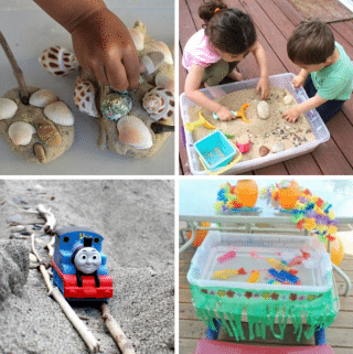 Beach Sensory Play