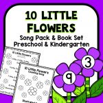 10 Little Flowers Preschool Circle Time Song - Fantastic Fun & Learning