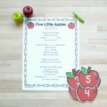 5 Little Apples Preschool Circle Time Song - Fantastic Fun & Learning