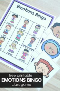 Emotions Bingo Game - Fantastic Fun & Learning