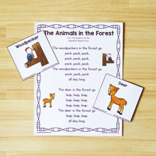 Forest Animals Preschool Circle Time Song - Fantastic Fun & Learning
