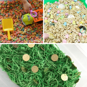 St. Patrick's Day Sensory Bins - Fantastic Fun & Learning
