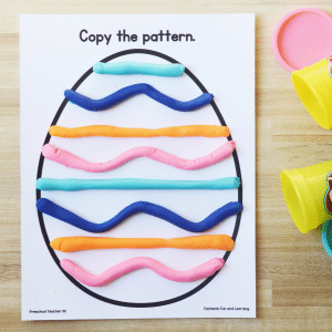 Pattern Eggs Fine Motor Mats - Fantastic Fun & Learning
