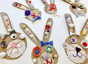 Loose Parts Recycled Rabbit Art Project - Fantastic Fun & Learning