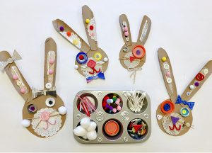 Loose Parts Recycled Rabbit Art Project - Fantastic Fun & Learning