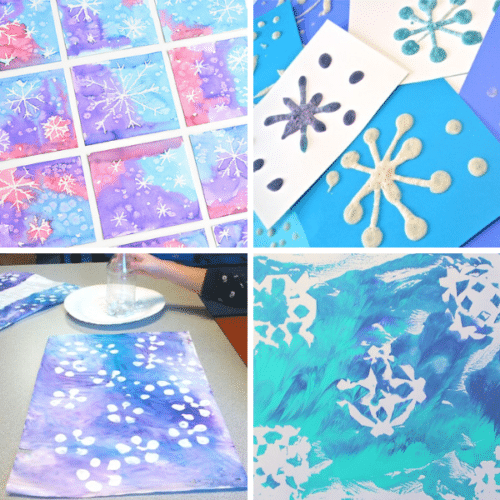 36 Snowflake Art Projects for Kids - Fantastic Fun & Learning