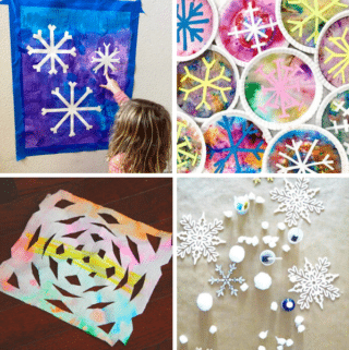 36 Snowflake Art Projects for Kids - Fantastic Fun & Learning