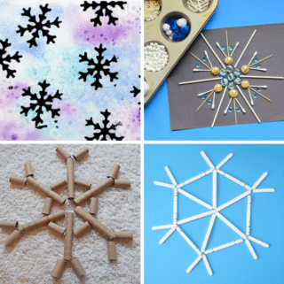 36 Snowflake Art Projects for Kids - Fantastic Fun & Learning