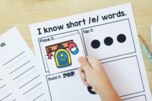 Short E CVC Word Building Phonics Game - Fantastic Fun & Learning