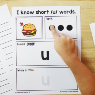 Short U CVC Word Building Phonics Game - Fantastic Fun & Learning