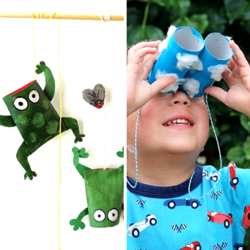 20+ Cardboard Tube Spring Crafts and Activities for Kids