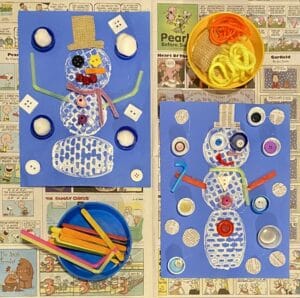 Potato Masher Snowman Art Project - Fantastic Fun & Learning