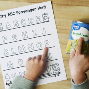 Pantry ABC Scavenger Hunt - Fantastic Fun & Learning