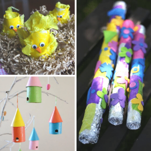 20+ Cardboard Tube Spring Crafts and Activities for Kids