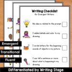 Free Writing Checklists for Developmental Stages of Writing