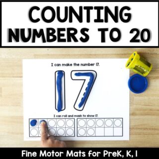 Teen Numbers Play Dough Mats - Fantastic Fun & Learning