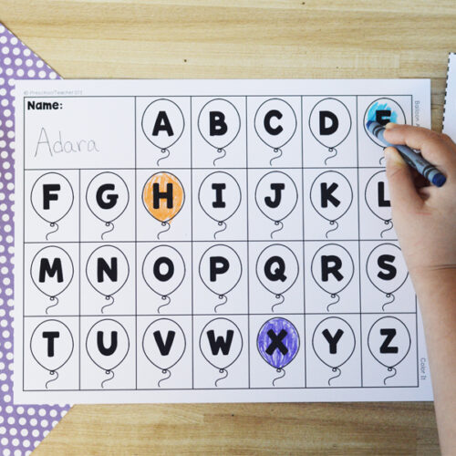 Balloons ABC Scavenger Hunt - Fantastic Fun & Learning